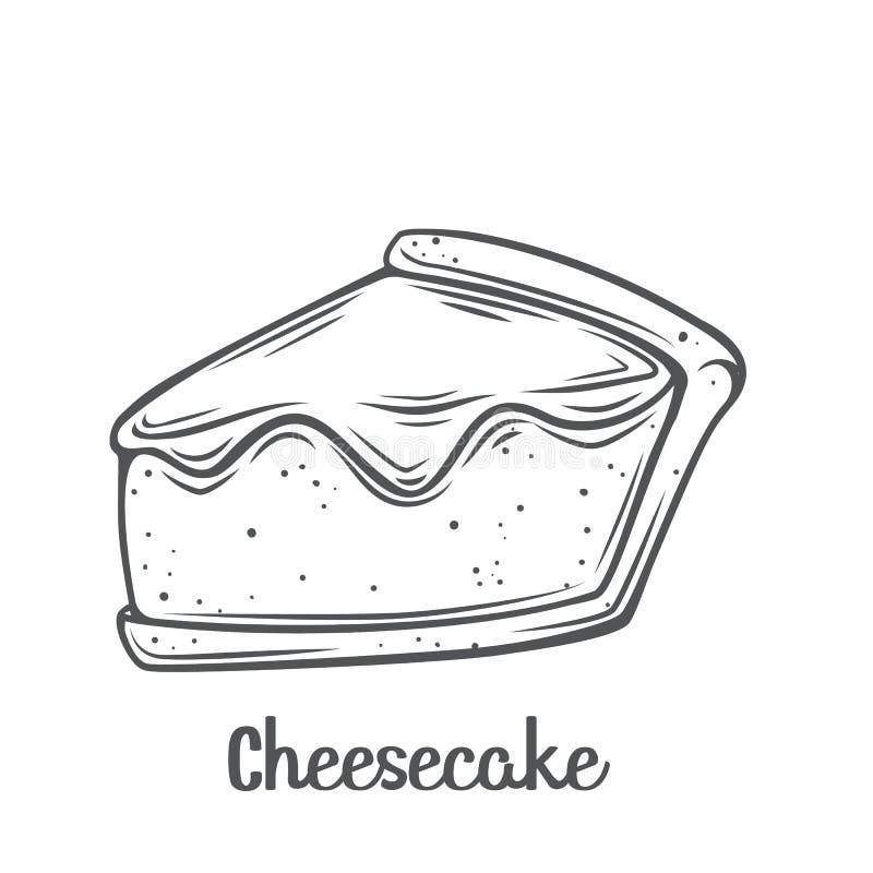 Cheesecake slice. stock vector. Illustration of fluffy - 14150224 Cheesecake slice. stock vector. Illustration of fluffy - 14150224