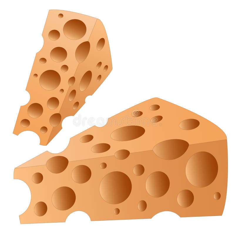 Cheesy slice stock vector. Illustration of food, appetizer - 58613093