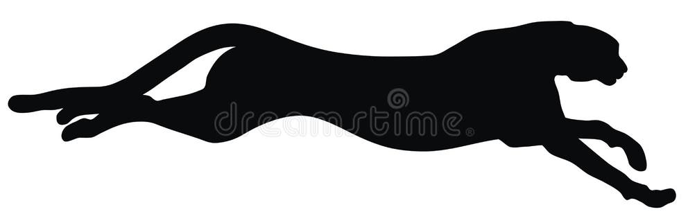 Cheetah Outline Stock Illustrations – 4,072 Cheetah Outline Stock ...