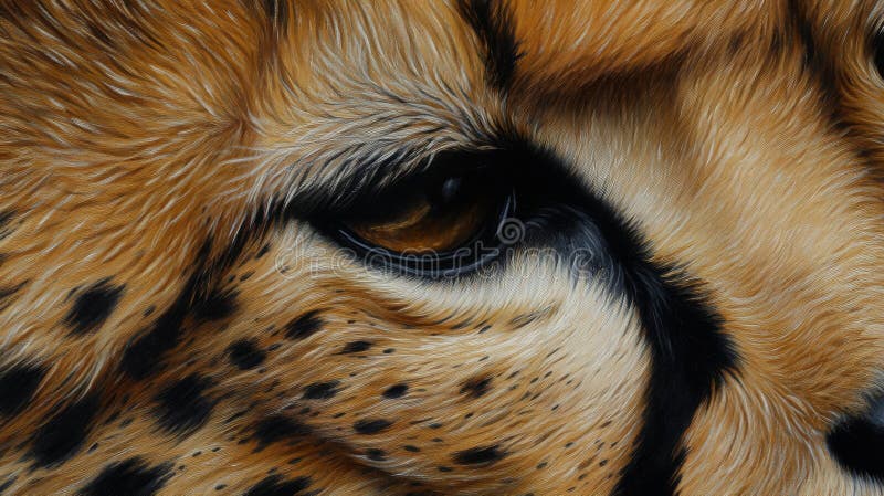 Cheetah Eye Close Up Detailed Fur Texture Stock Photos - Free & Royalty ...