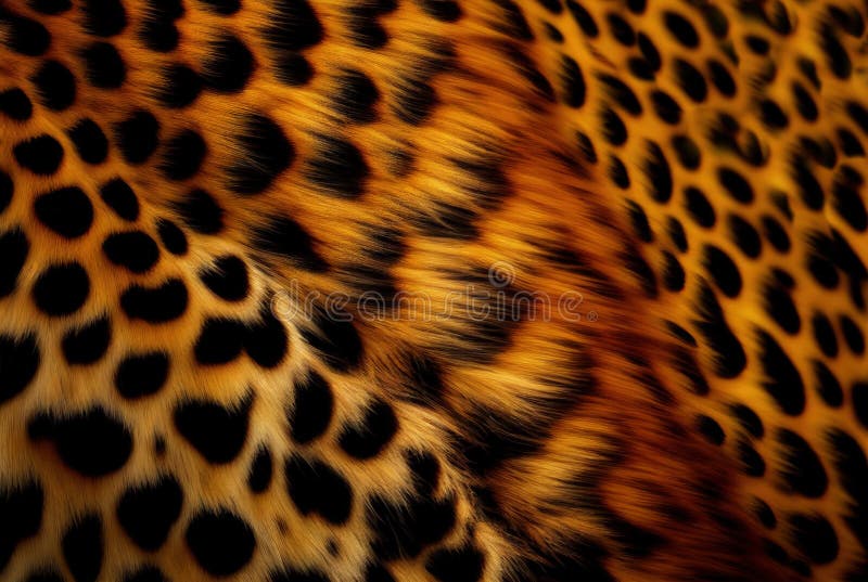 Cheetah Fur Background, Leopard Abstract Pattern, Generative Ai ...