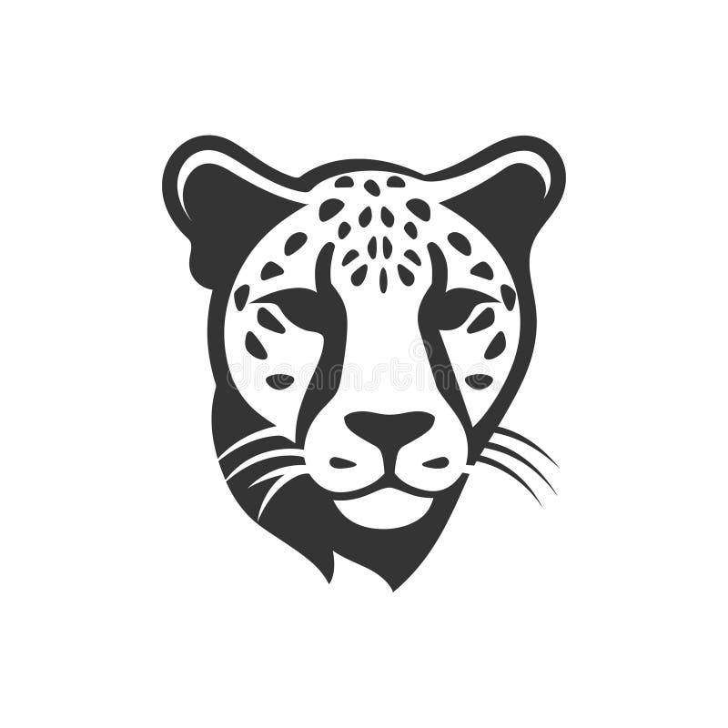 Cheetah icon stock vector. Illustration of simple, carnivore - 293140388