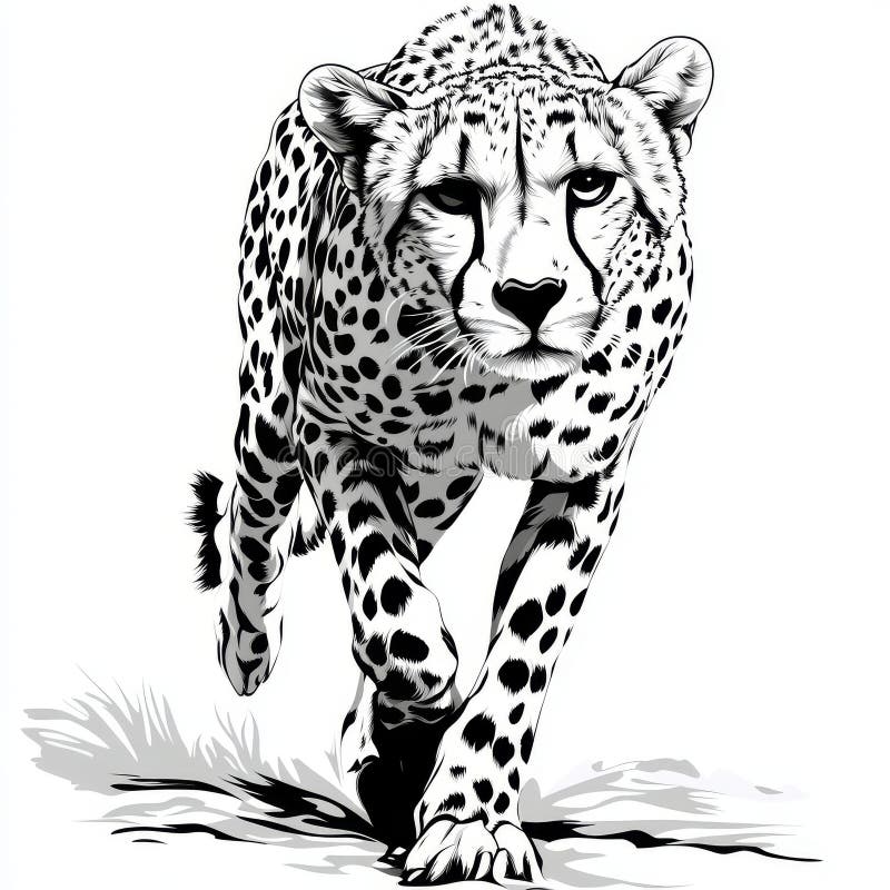 Black White Cheetah Wall Art Stock Photos - Free & Royalty-Free Stock ...