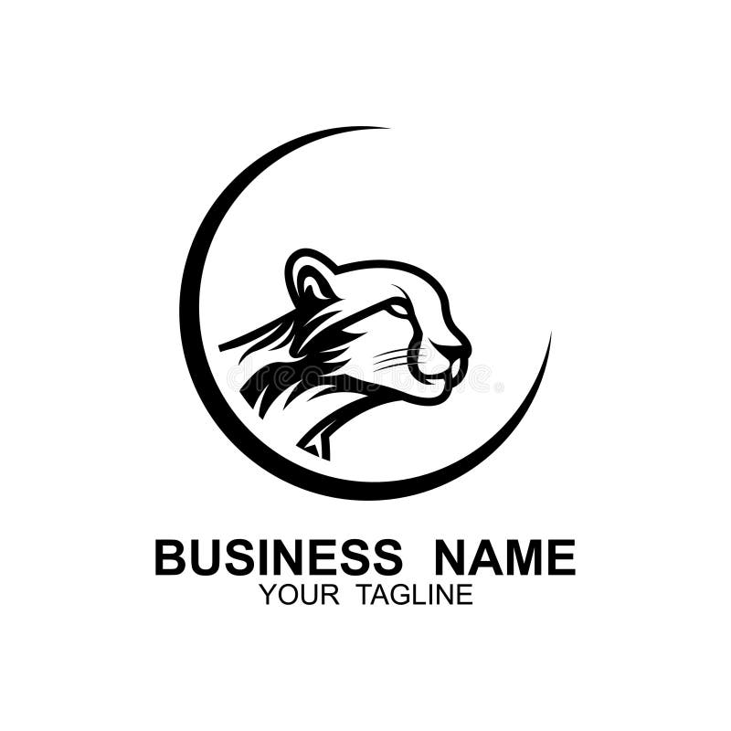 Cheetah Logo Vector Icon Design Stock Vector - Illustration of strong ...