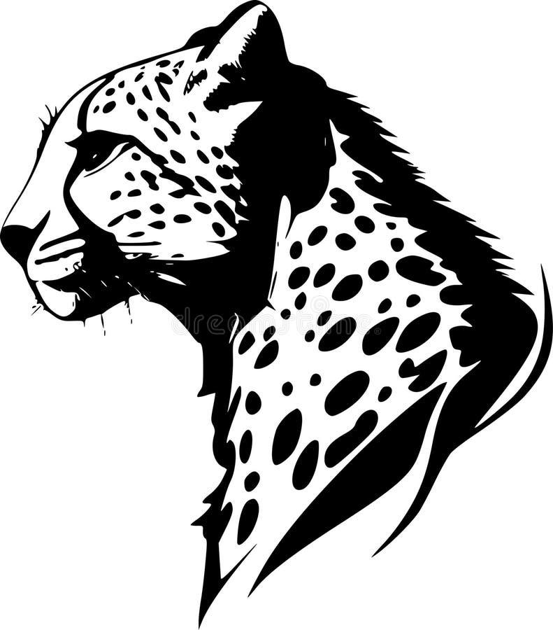 Cheetah Print - Minimalist and Simple Silhouette - Vector Illustration ...