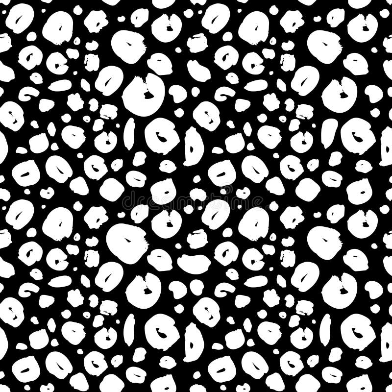 Cheetah Skin Seamless Texture, Leopard Background Stock Vector ...