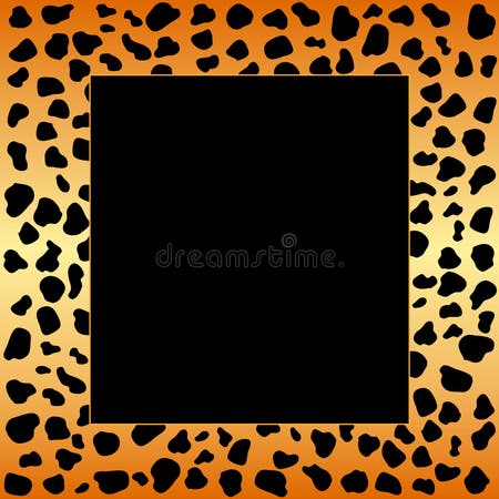 Cheetah Print Border Stock Illustrations – 509 Cheetah Print Border ...