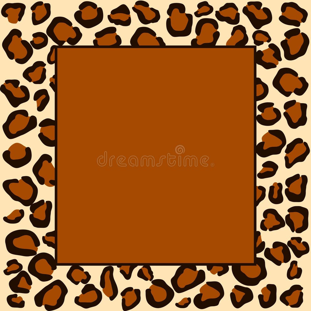 Cheetah Border Stock Illustrations – 738 Cheetah Border Stock ...