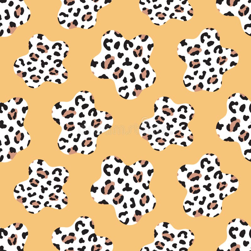 Cheetah Wild Seamless Pattern. Leopard Skin Print Stock Vector ...