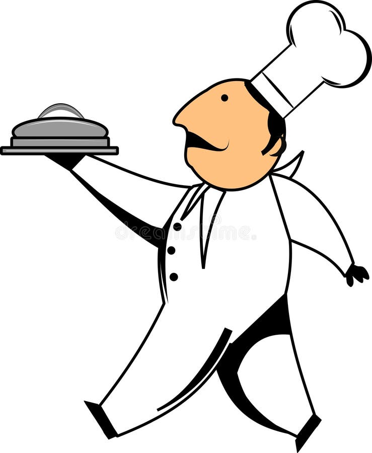 Cartoon chef stock vector. Illustration of ladle, cartoons - 14836755