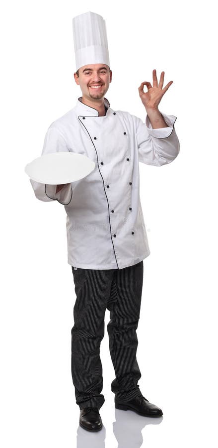 Pizza Chef stock photo. Image of clothes, caucasian, happy - 30204330