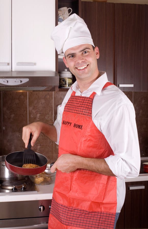 Chef stock photo. Image of preparing, caucasian, food - 4995658