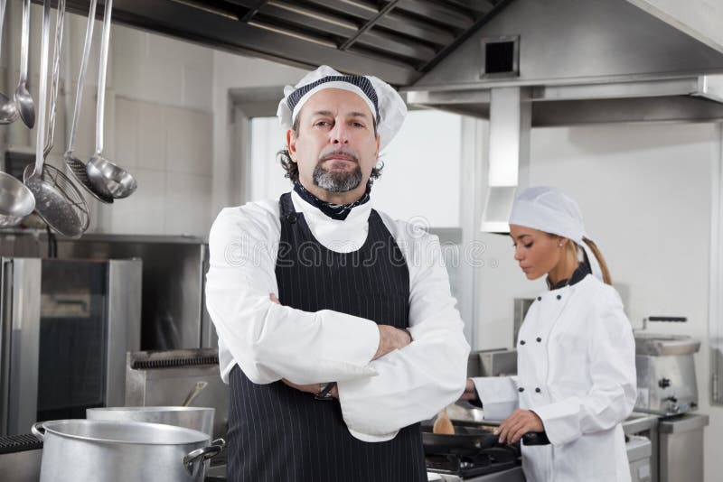 Chef adding ingredients stock image. Image of corn, hand - 25469623