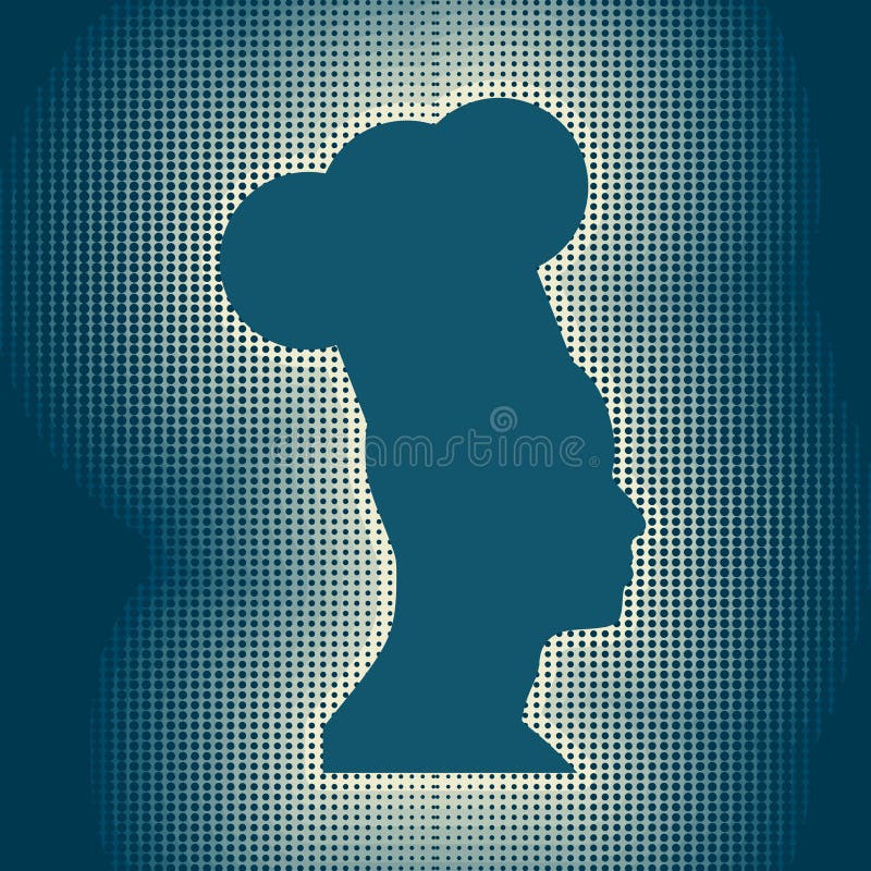 Chef abstract icon. stock vector. Illustration of clothing - 131120734