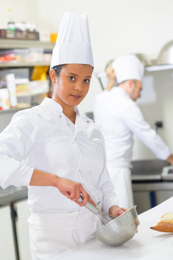 Chef Baker or Cook Looking at Camera Stock Image - Image of people ...