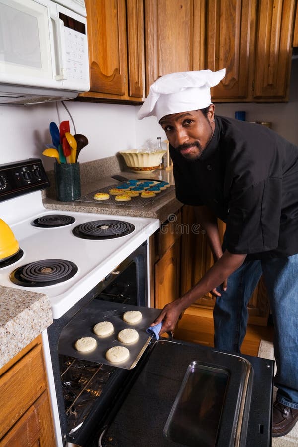 Chef Baking Cookies stock photo. Image of adult, bake - 17570528