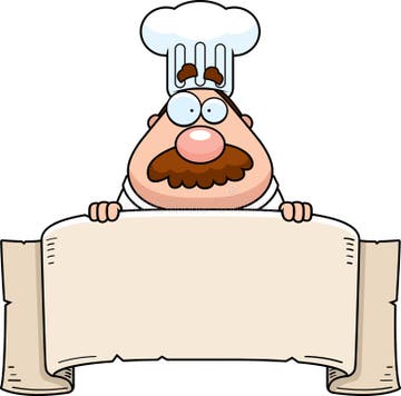 Cartoon Chef Holding Banner Stock Illustrations – 1,232 Cartoon Chef ...