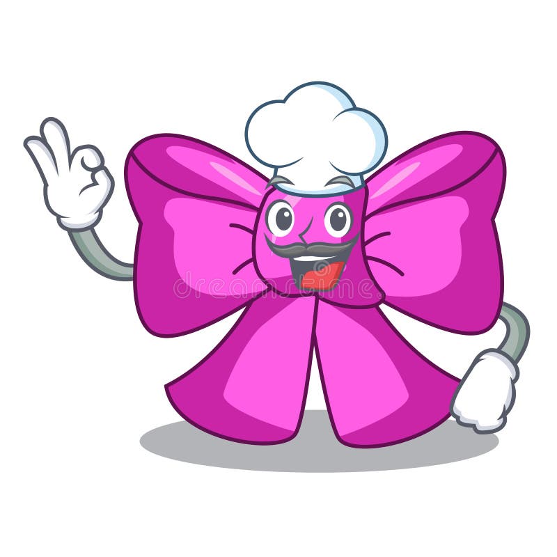 Chef Bow Tie in a Shape Cartoon Stock Vector - Illustration of gourmet ...