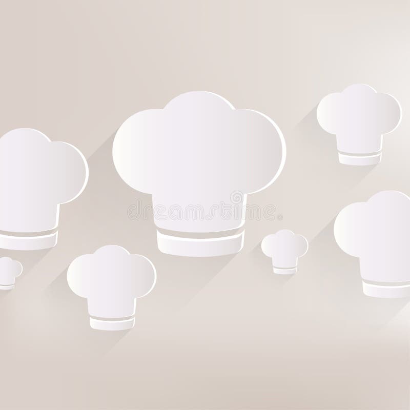 Cartoon Cook hat chef stock vector. Illustration of character - 56100017