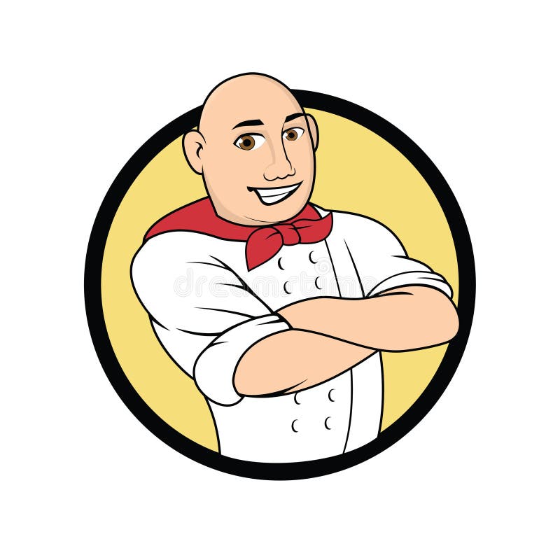 Chef Cartoon Character Design Illustration Stock Vector - Illustration ...