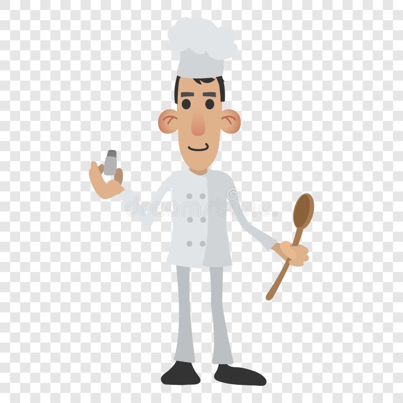 Chef cartoon icon stock vector. Illustration of painting - 79698253