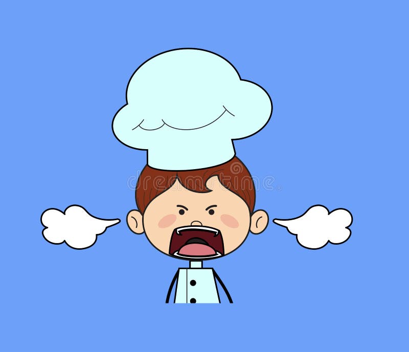 Screaming Chef Stock Illustrations – 165 Screaming Chef Stock ...