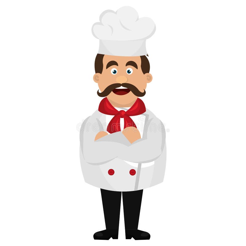 Chef character avatar icon stock vector. Illustration of smile - 81426894