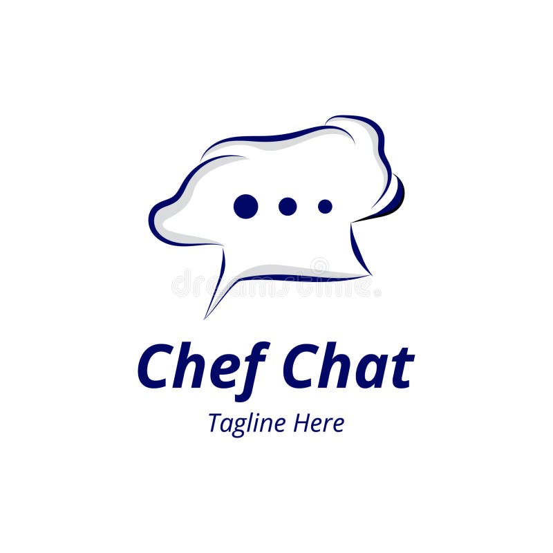 Chef Chat Logo Design Template. Cooking Hat Logo. Stock Vector ...