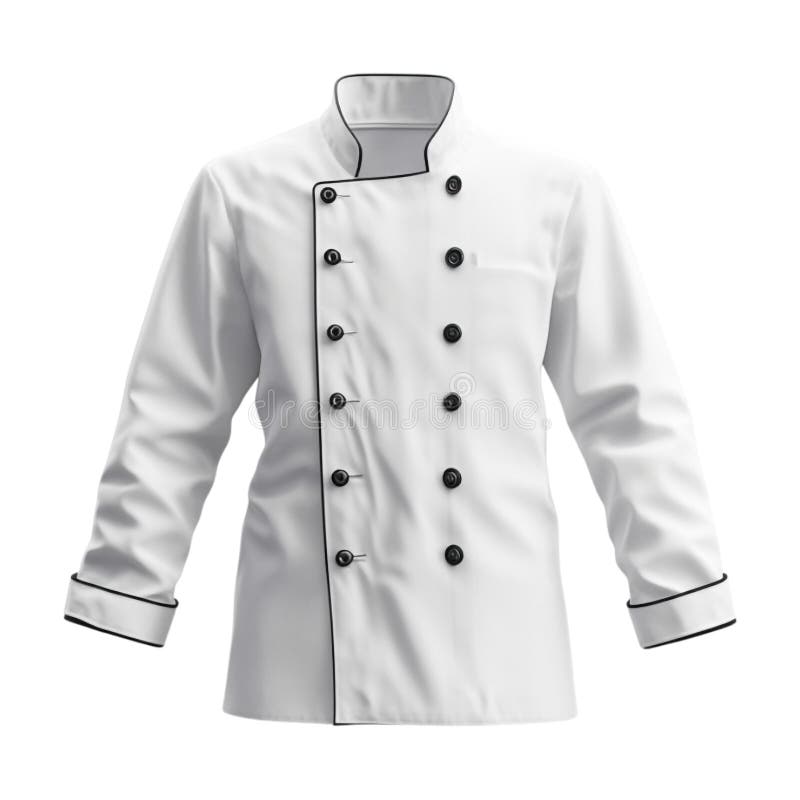 Chef Coat White on Transparent Background - Ai Generated Stock ...