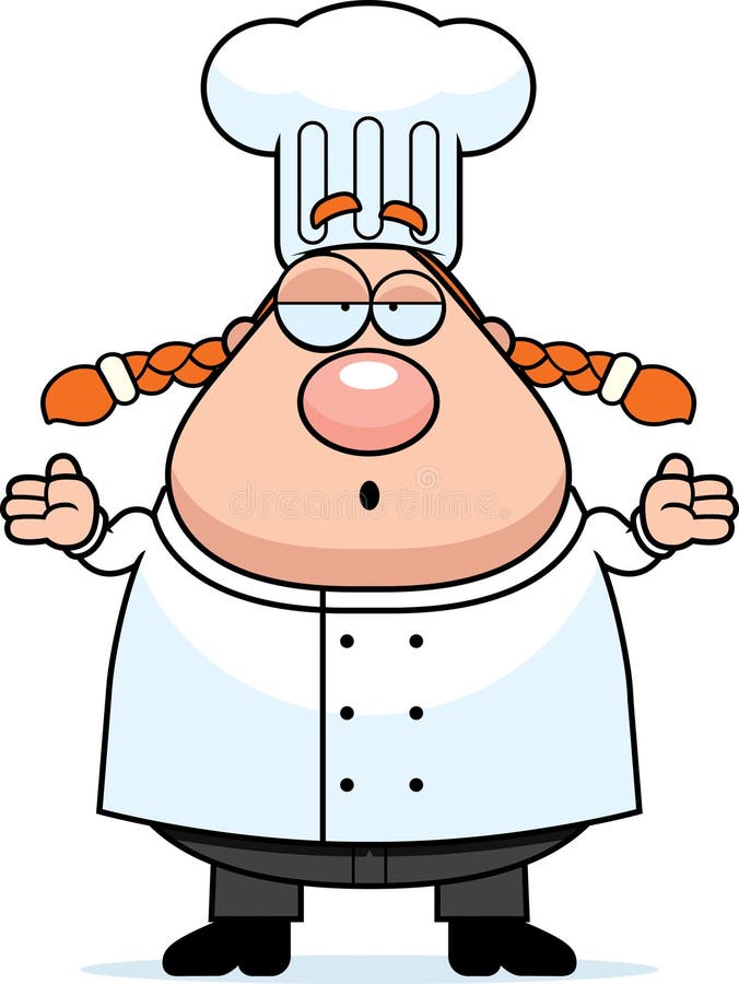 Chef Confused Emoji. Cook Perplexed Emotions Avatar Stock Vector ...