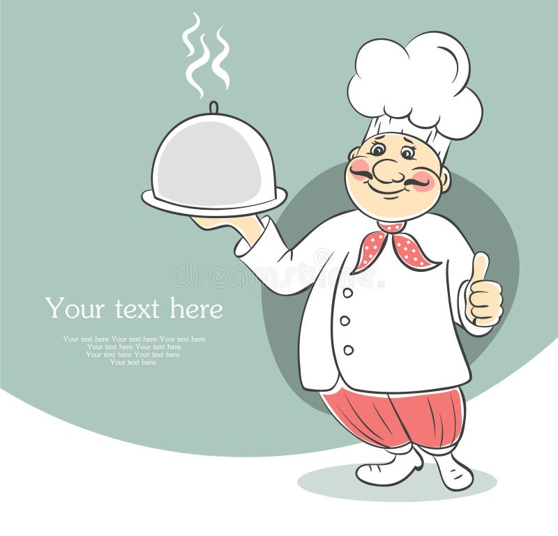 Chef cook men stock vector. Illustration of cute, people - 25007272