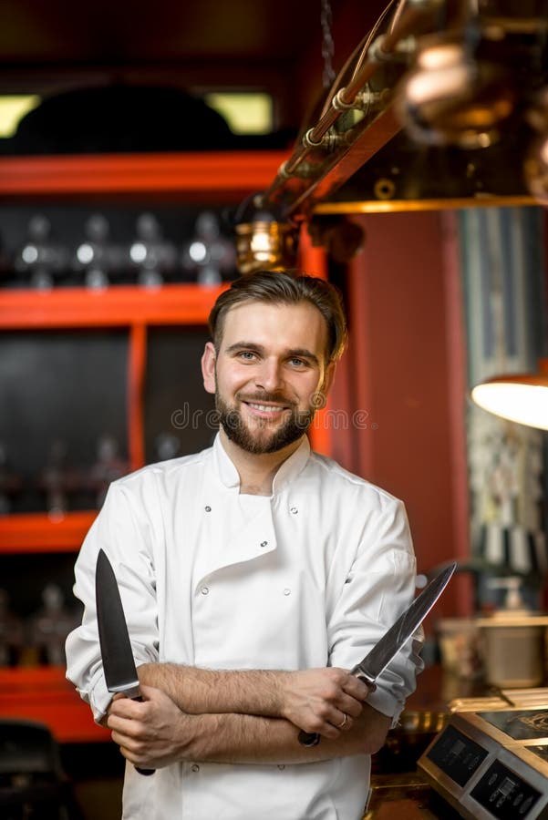 Chef cook portrait stock image. Image of chef, kitchen - 66736315