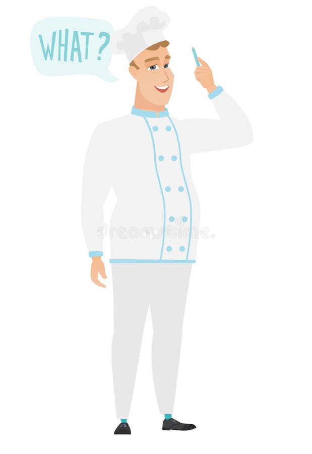 Cook question mark stock illustration. Illustration of chef - 27838818