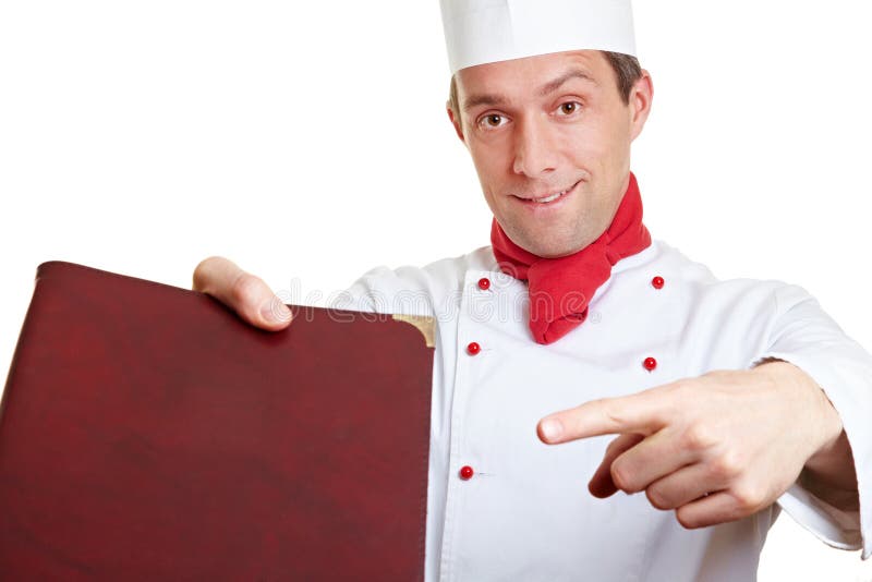 Chef stock image. Image of menu, show, refer, white, delicious - 50045545