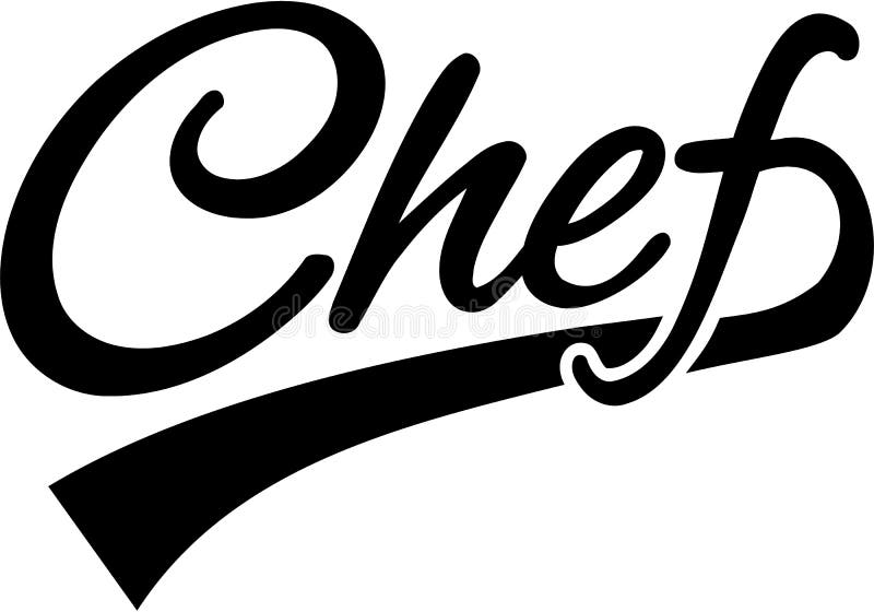 Creative Chef Hat Symbol Text Font Letter Logo Vector Design ...