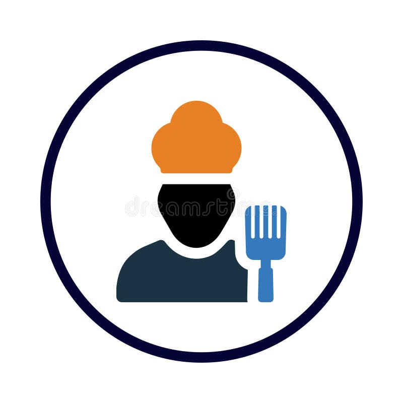 Chef, Cooker, Restaurant Chef Icon Stock Vector - Illustration of ...