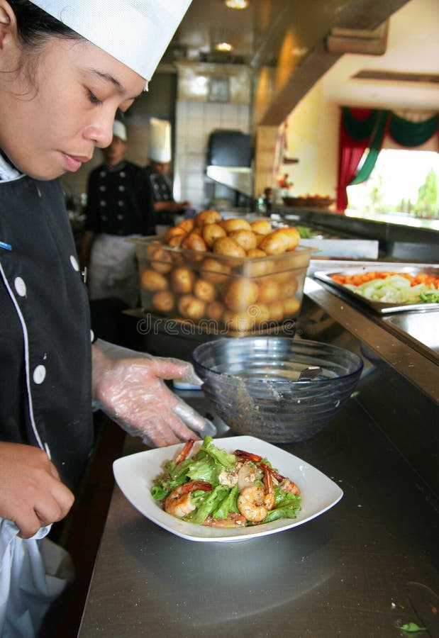 Chef cooking stock photo. Image of tourism, dessert, catering - 4804120