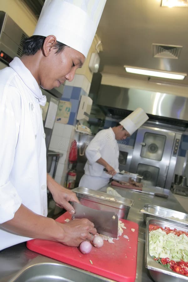 Chef cooking stock photo. Image of food, slice, chef, cook - 6519192