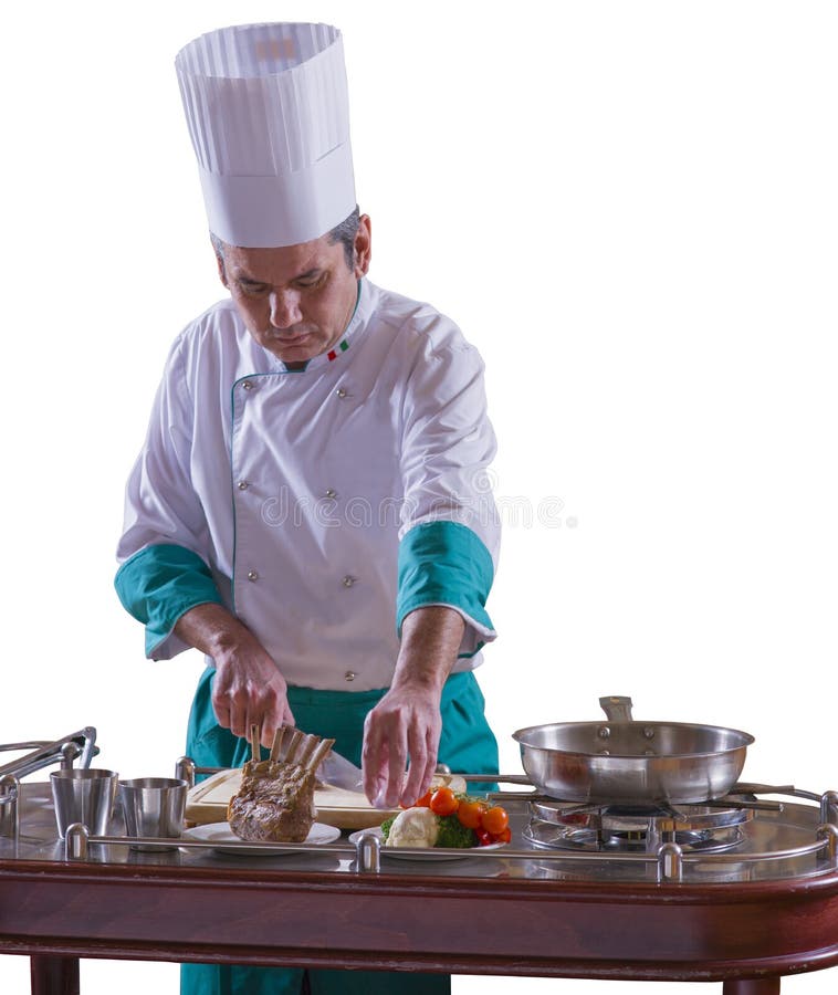 TOKYO, JAPAN - November, 30, 2014: Chef Cooking Wagyu Beef Editorial ...