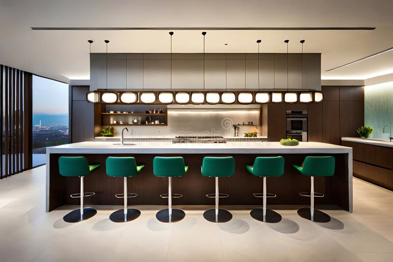 Chef Cooking in a Modern Gourmet Kitchen Restaurant. Generative AI ...