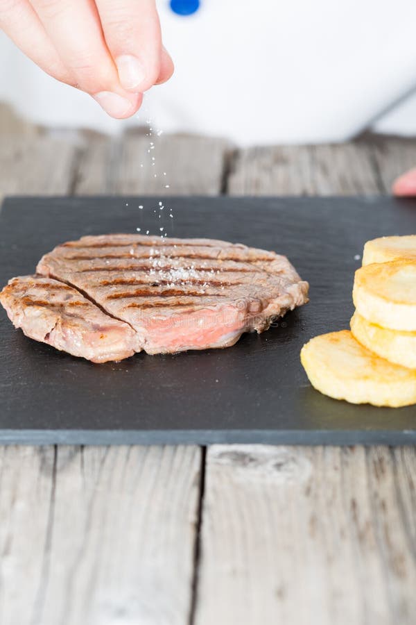 Chef cooking stock photo. Image of occupation, gourmet - 38669048