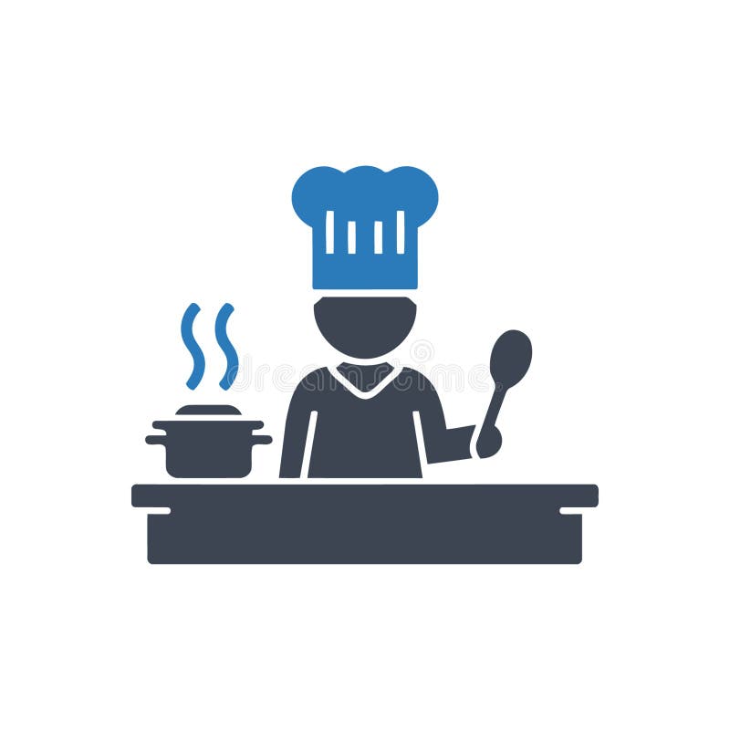 Chef Cooking Utensils Icon stock vector. Illustration of utensils ...