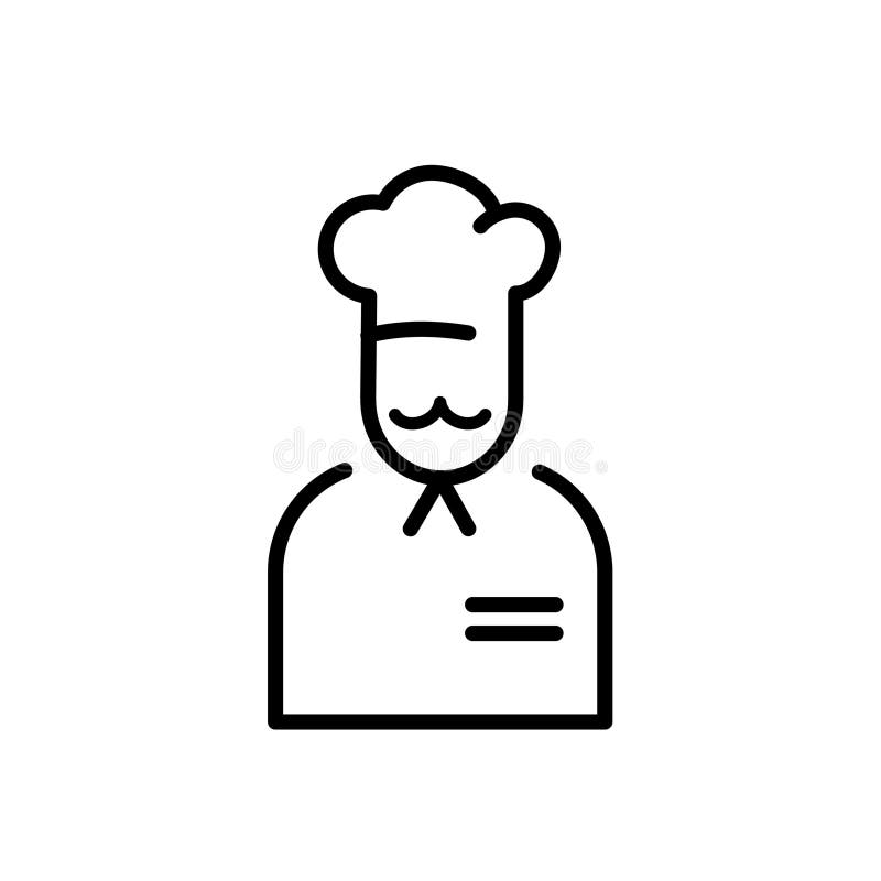 Chef, Cooking - Vector Icon Stock Vector - Illustration of chef ...