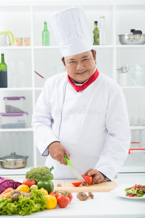 Chef-cuisinier Professionnel Image stock - Image du appétit, gourmet ...