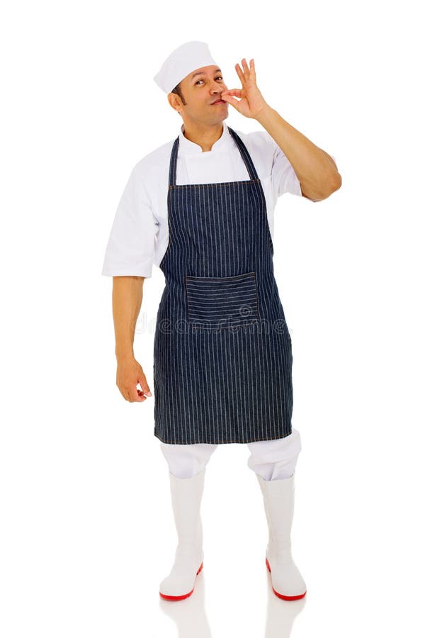 Chef delicious hand sign stock image. Image of looking - 66550391
