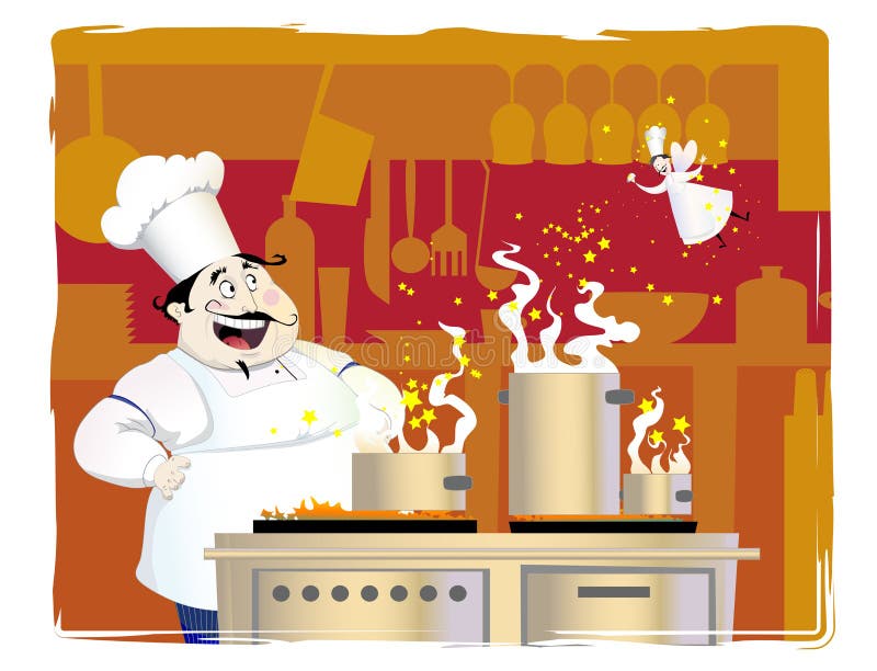 Karikatur-Grill-Hotdog vektor abbildung. Illustration von plakat - 22897754