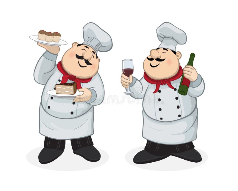 Happy Two Chef Stock Illustrations – 921 Happy Two Chef Stock ...