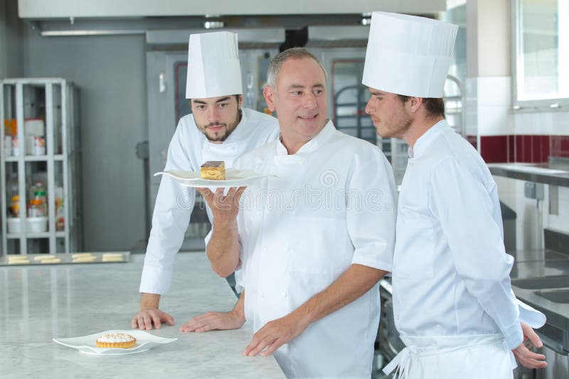 Chef Displaying His Specialty Stock Image - Image of lunch, cooperation ...