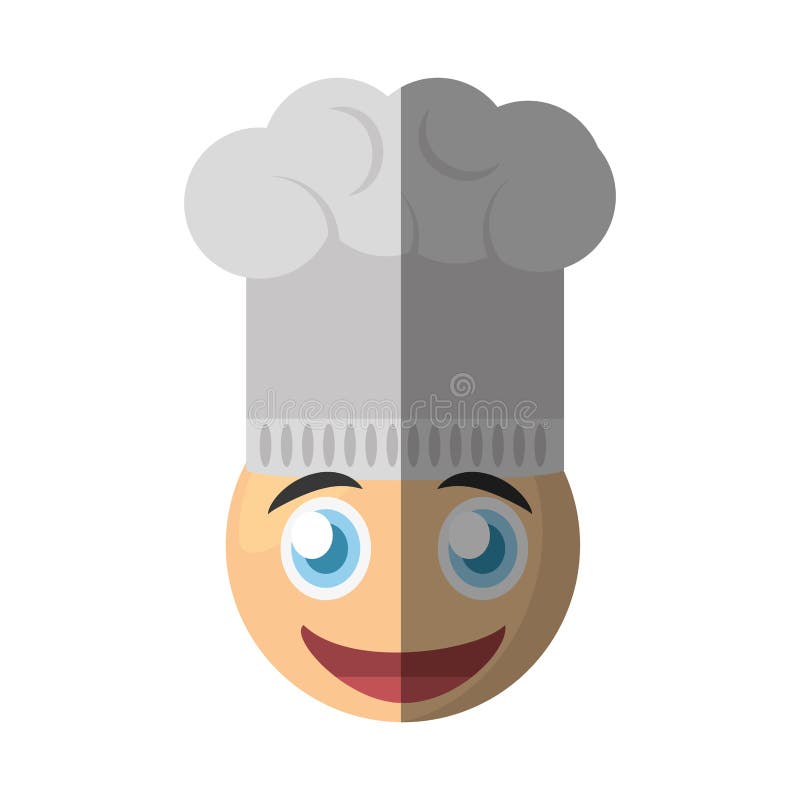 Chef emoticon with ok hand stock vector. Illustration of dish - 30700065