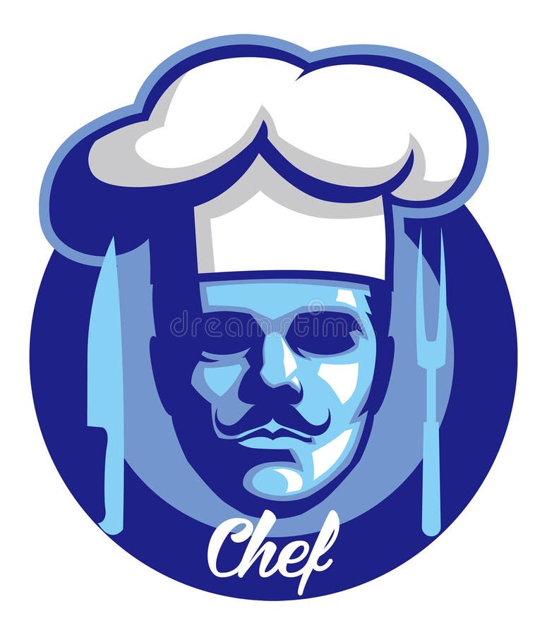 Smiling chef face stock vector. Illustration of mascot - 36104742